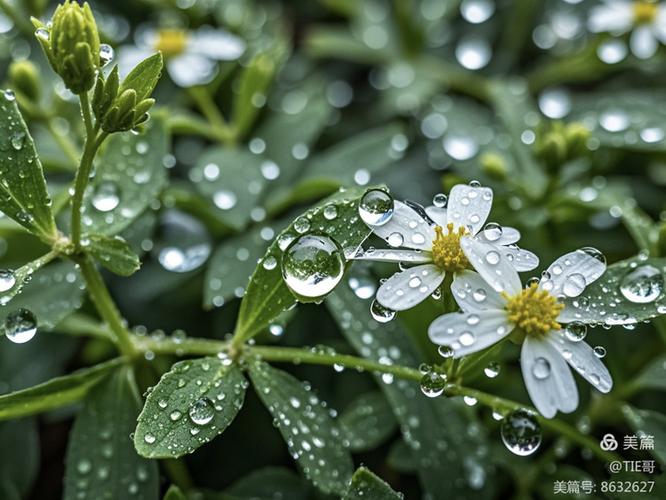 雨后的小花园看图写话图片截图