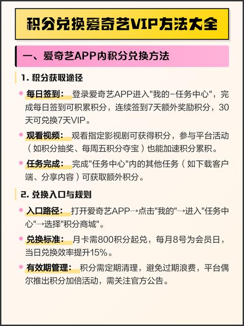 可以用积分兑换爱奇艺会员图标