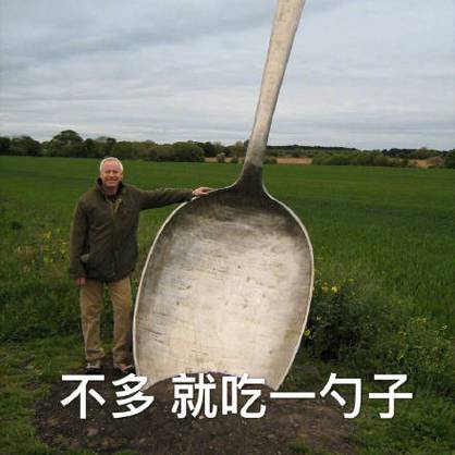 我吃的不多就一勺表情包截图