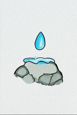 三个水滴代表什么意思图标
