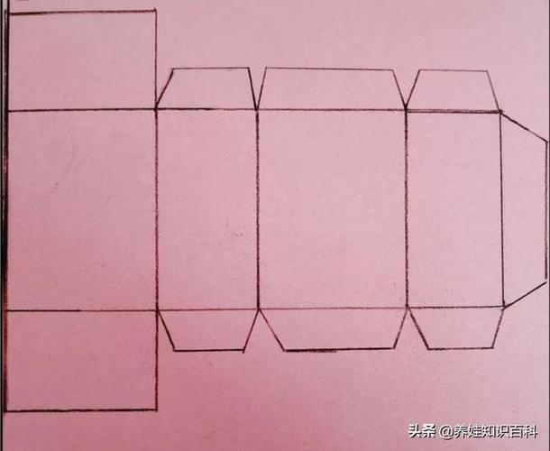 长方体模型制作步骤