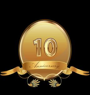 10周年纪念徽章图标