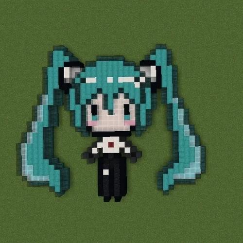 初音未来像素图图标