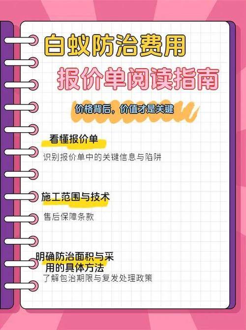白蚁防治怎么收费标准图标
