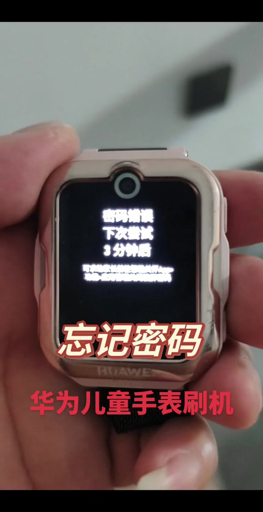 手机刷机了如何重置手表截图