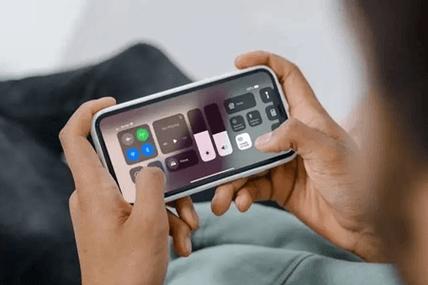 iphone另一方向横屏旋截图