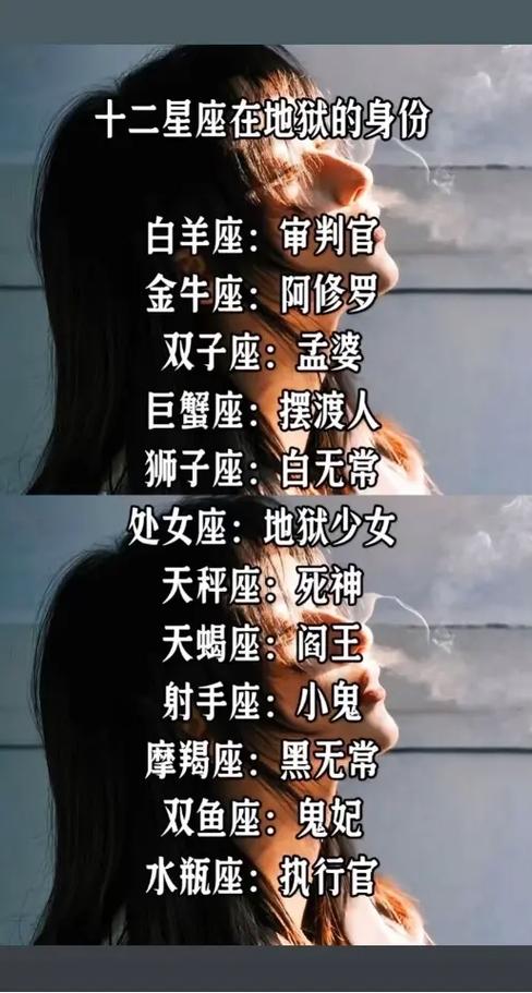 十二星座在地狱的身份截图