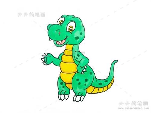 霸王龙简笔画