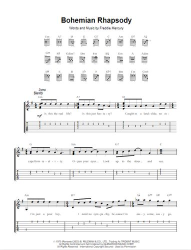 波西米亚狂想曲简谱图标