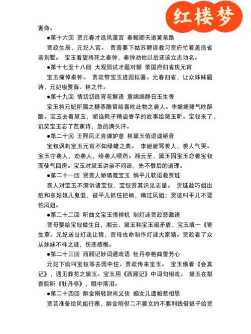 红楼梦故事情节概括简短图标