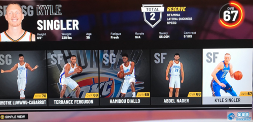 nba2k19能力值截图