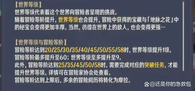 原神世界等级3角色等级上限图标