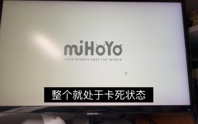 玩原神时突然卡住动不了截图
