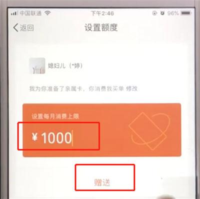 亲属卡对方能看到额度吗图标