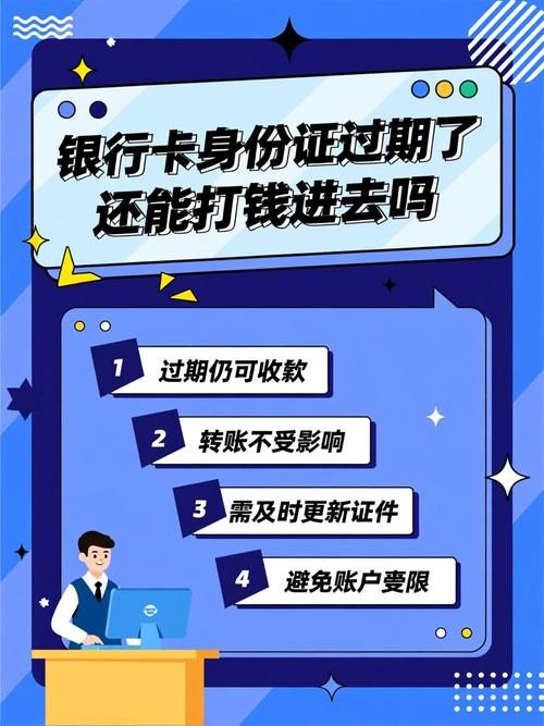 银行卡证件过期还能打钱进去吗图标