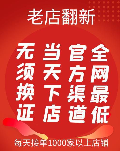 美团店铺翻新全过程图标