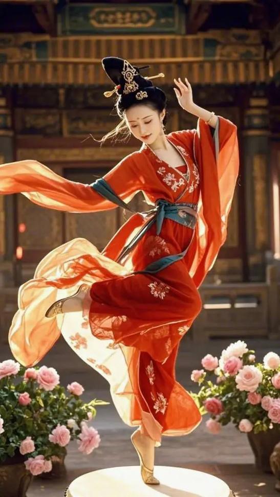 汉服舞蹈动作图标