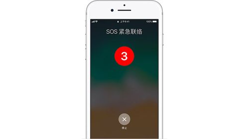 苹果手机自动紧急呼叫截图