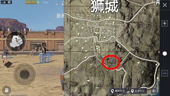 和平精英防空洞在哪图标