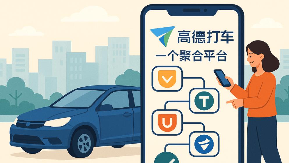 高德地图如何与车载导航连接图标