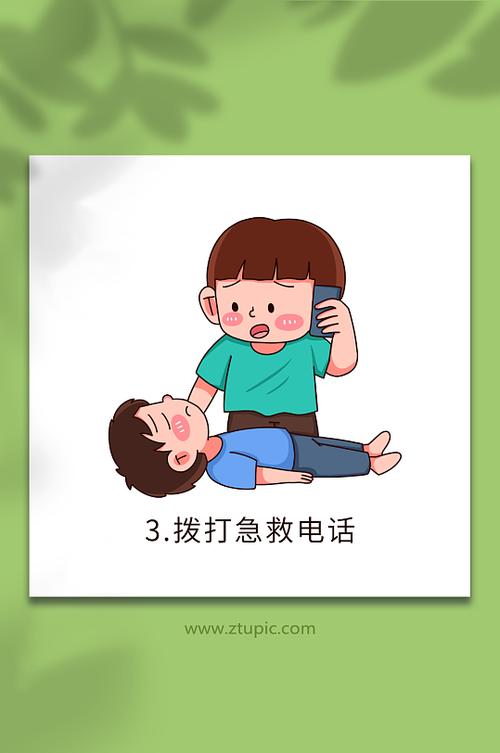 打120的正确步骤图标