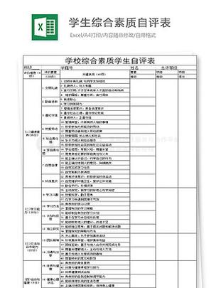 自评综合素质200字左右图标