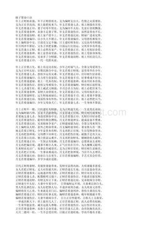 瞎子算命顺口溜口诀图标