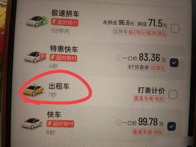 快车贵还是出租车贵图标