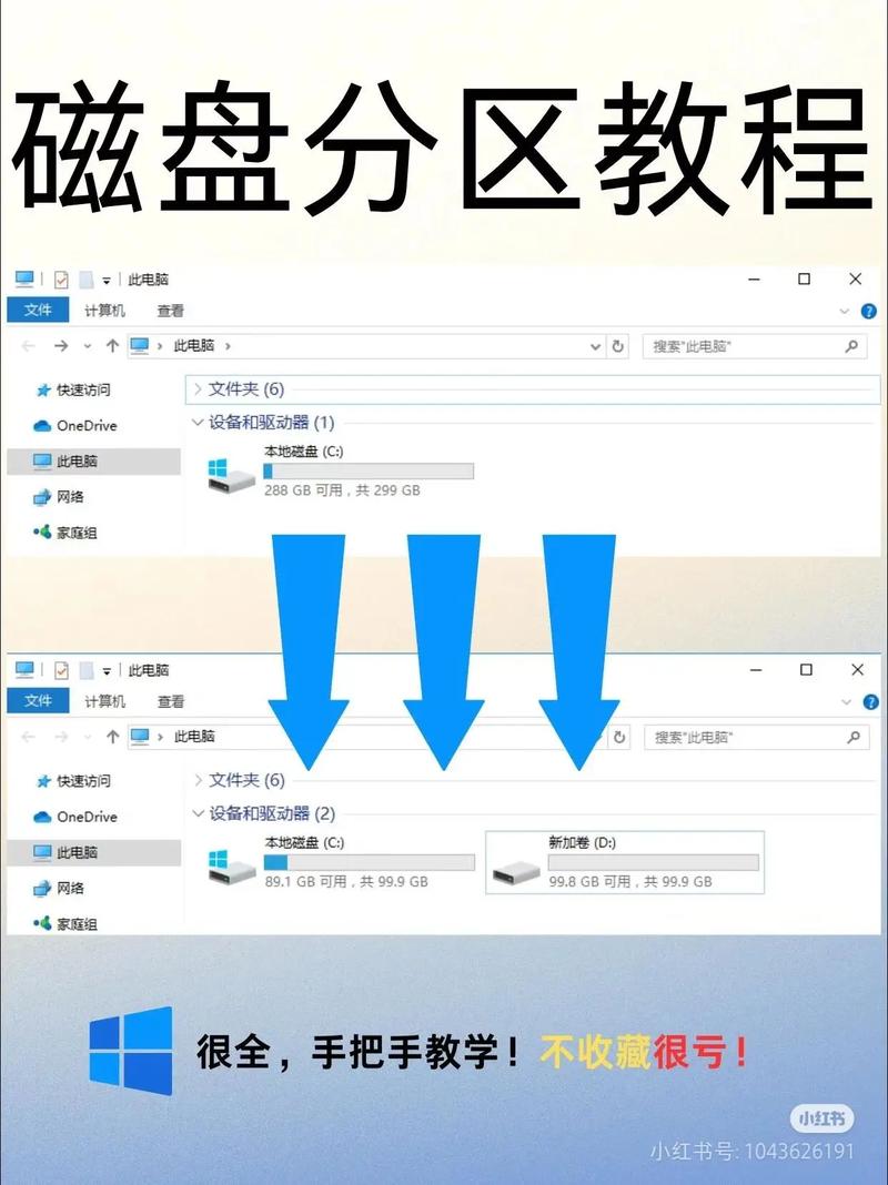 电脑磁盘怎么分盘截图