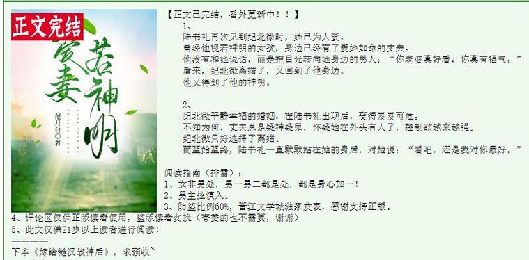 爱妻若神明小说TXT下载书包网图标