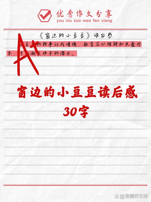 小豆豆感悟30字截图