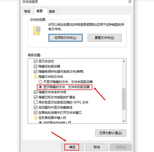 怎么显示隐藏文件夹图标