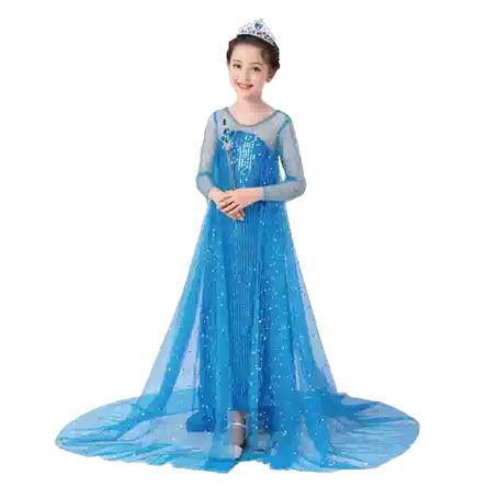 可爱的艾莎公主裙小妹妹照片图标