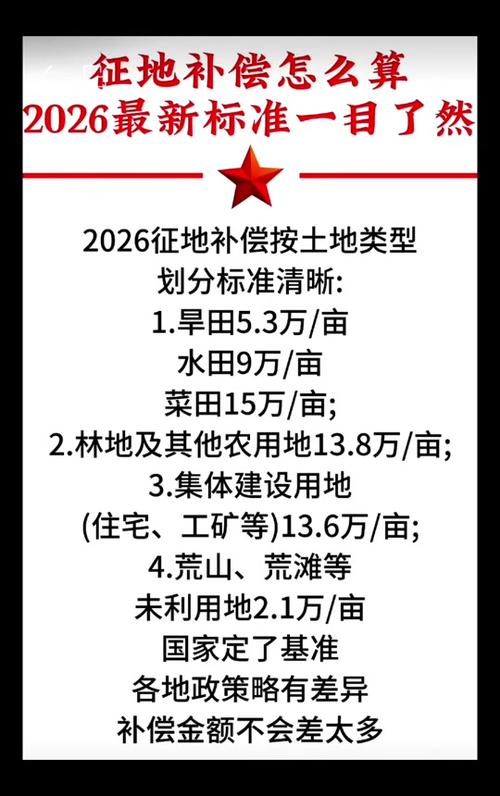 2026征地补偿明细表截图