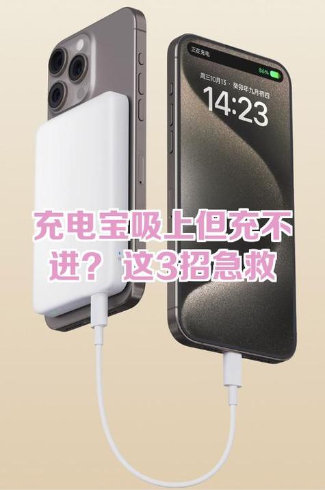 磁吸充电宝充不进去电图标