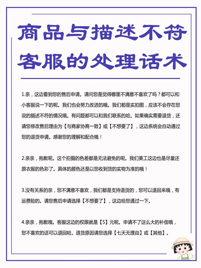 顾客说产品跟描述不符图标