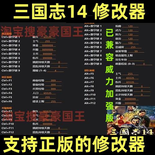 三国志14van修改属性图标
