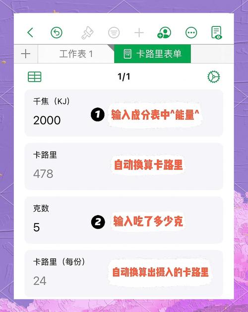 自身热量消耗计算器截图