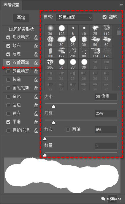 ps为什么用不了画笔预设图标