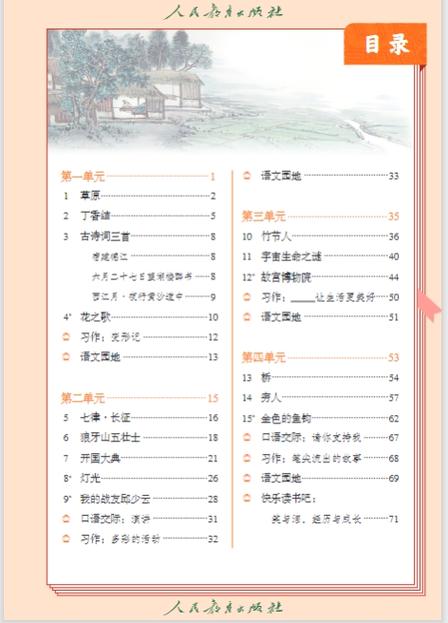 1～6年级部编版电子书图标