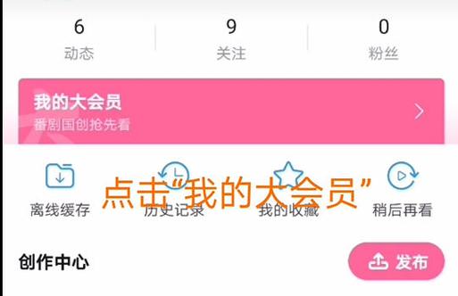 哔哩哔哩大会员怎么退截图