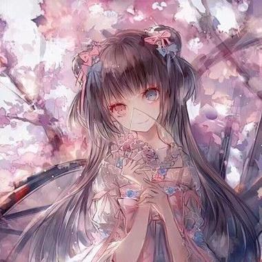 樱花古风动漫少女图片图标
