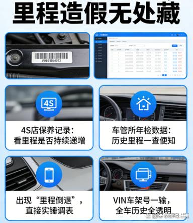 怎么查二手车有没有调表图标