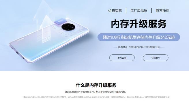 华为手机免费升级内存图标