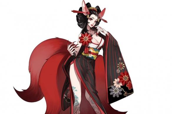 阴阳师樱花树红色图标