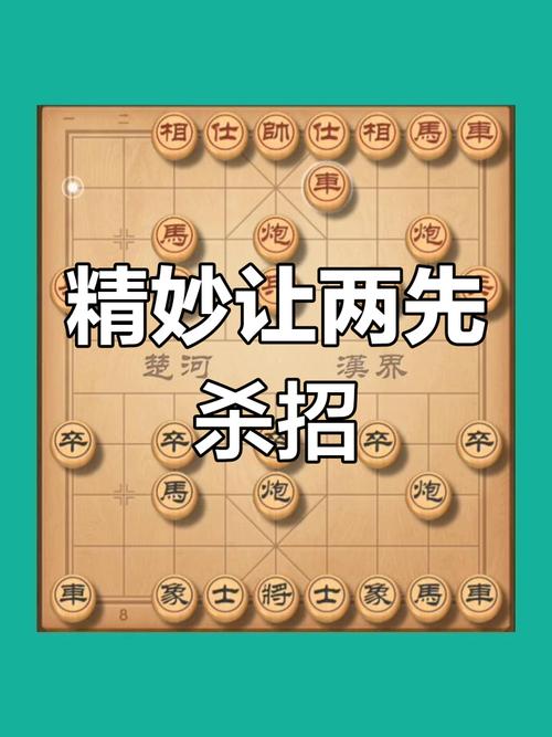 象棋让二先如何下图标