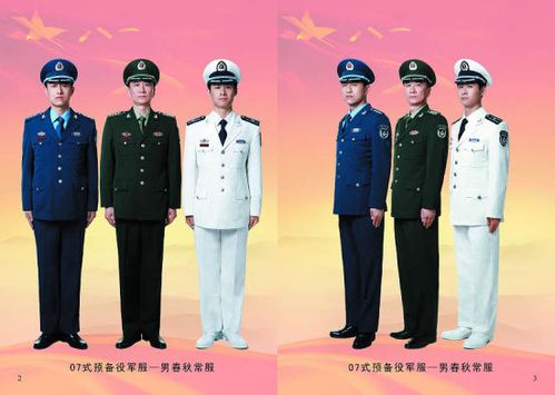 空军服装一览表图标