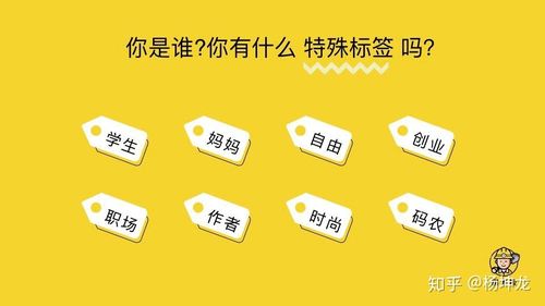 个人标签 介绍自己截图