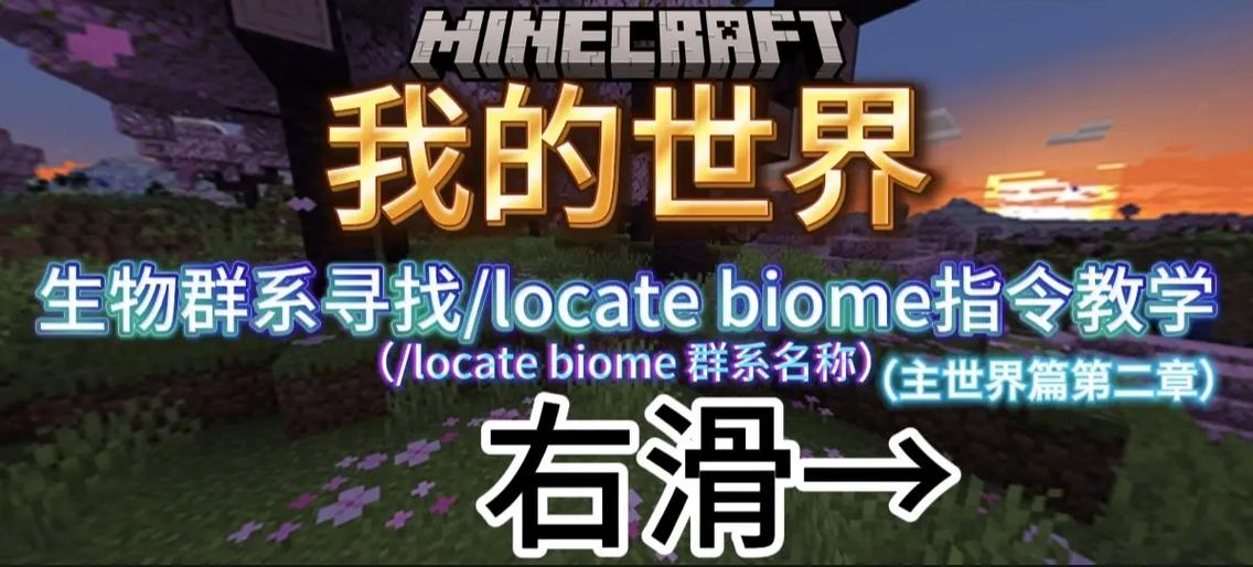 我的世界寻找沼泽群系的指令图标