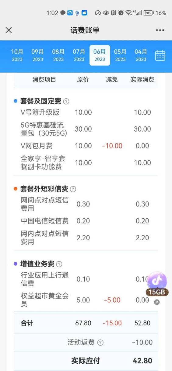 一个月话费200正常吗图标